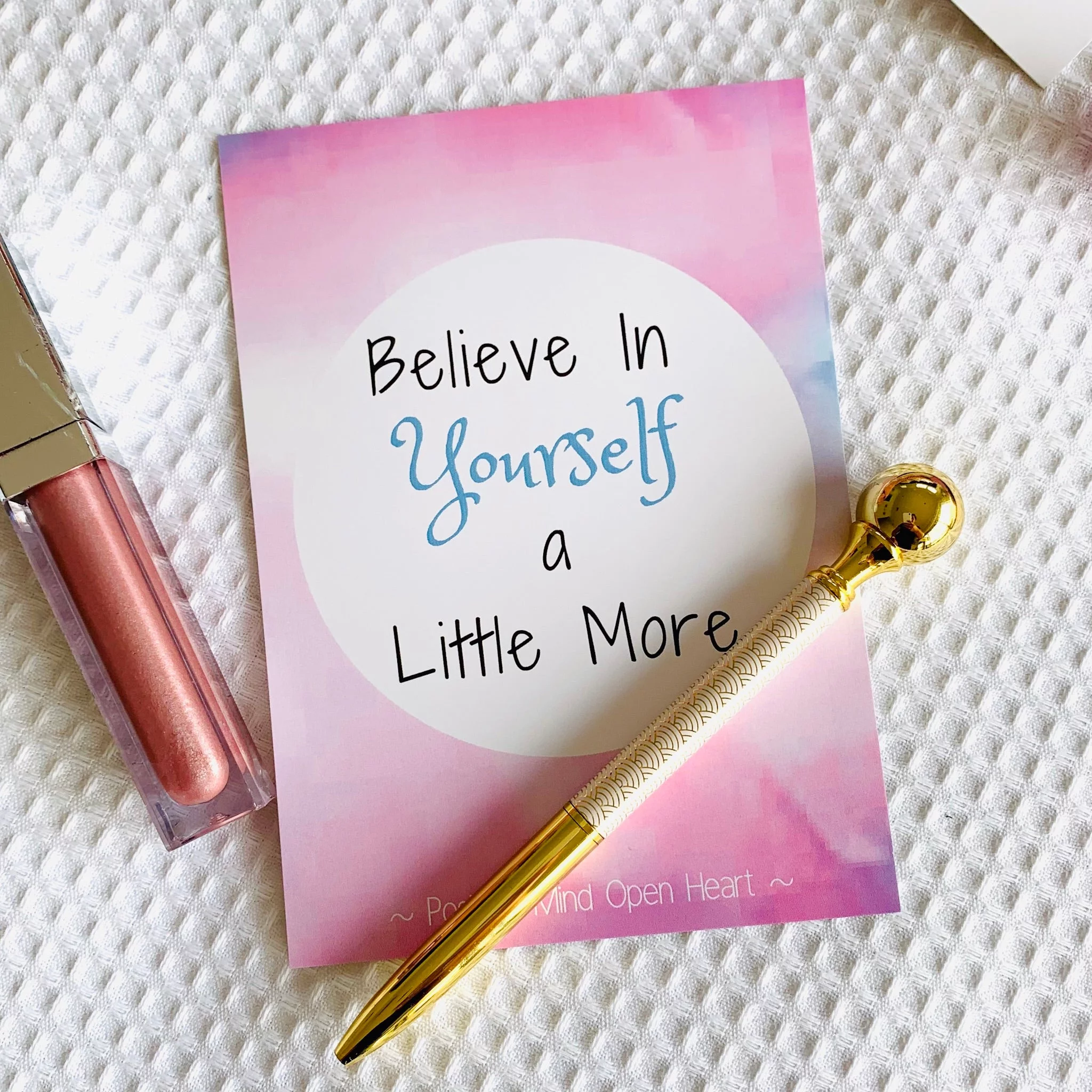 Positive Mind Open Heart Teen Girls Affirmation Cards